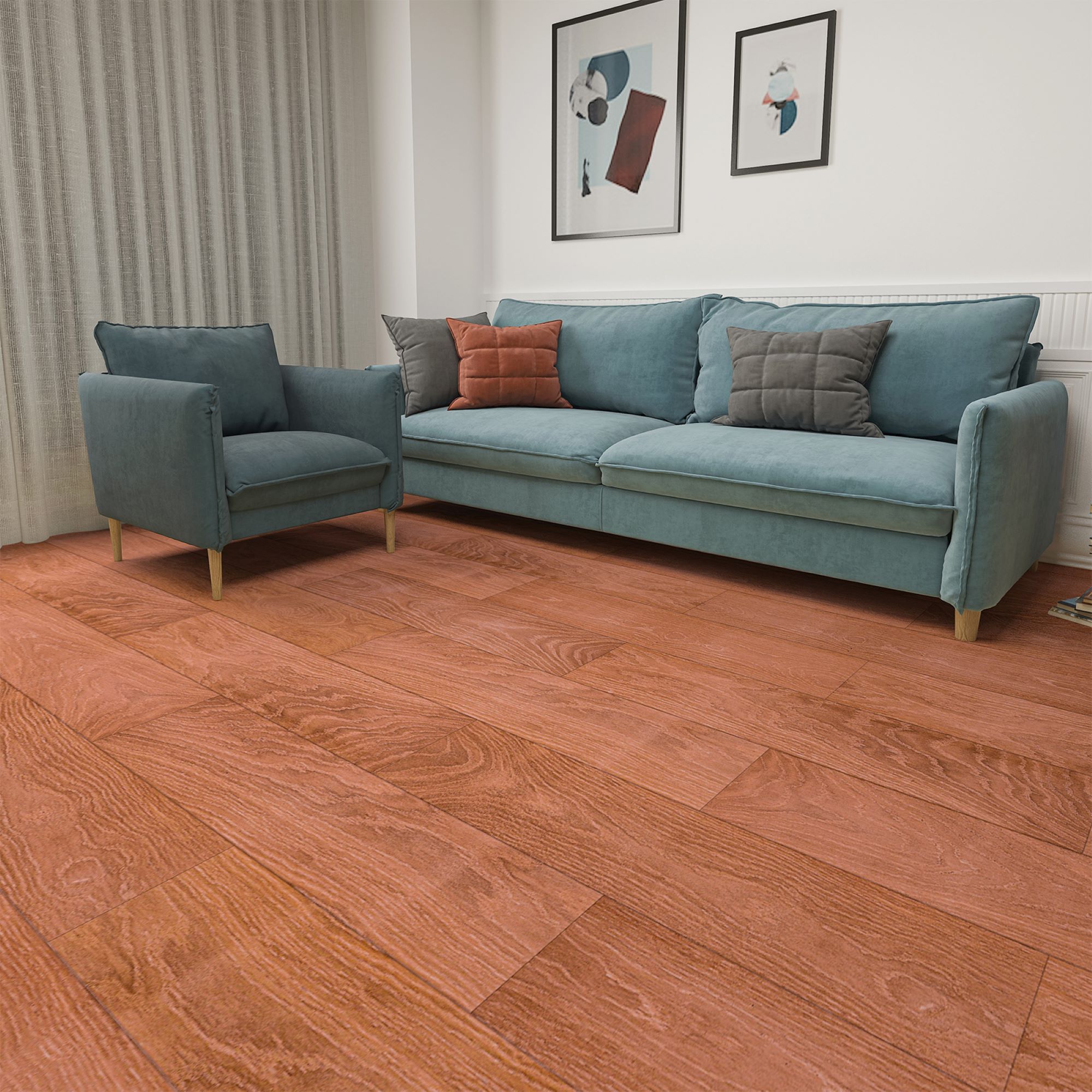 A43303-Art3d Peel and Stick Vinyl Floor Tiles,Wood Look Floor Plank,36 ...