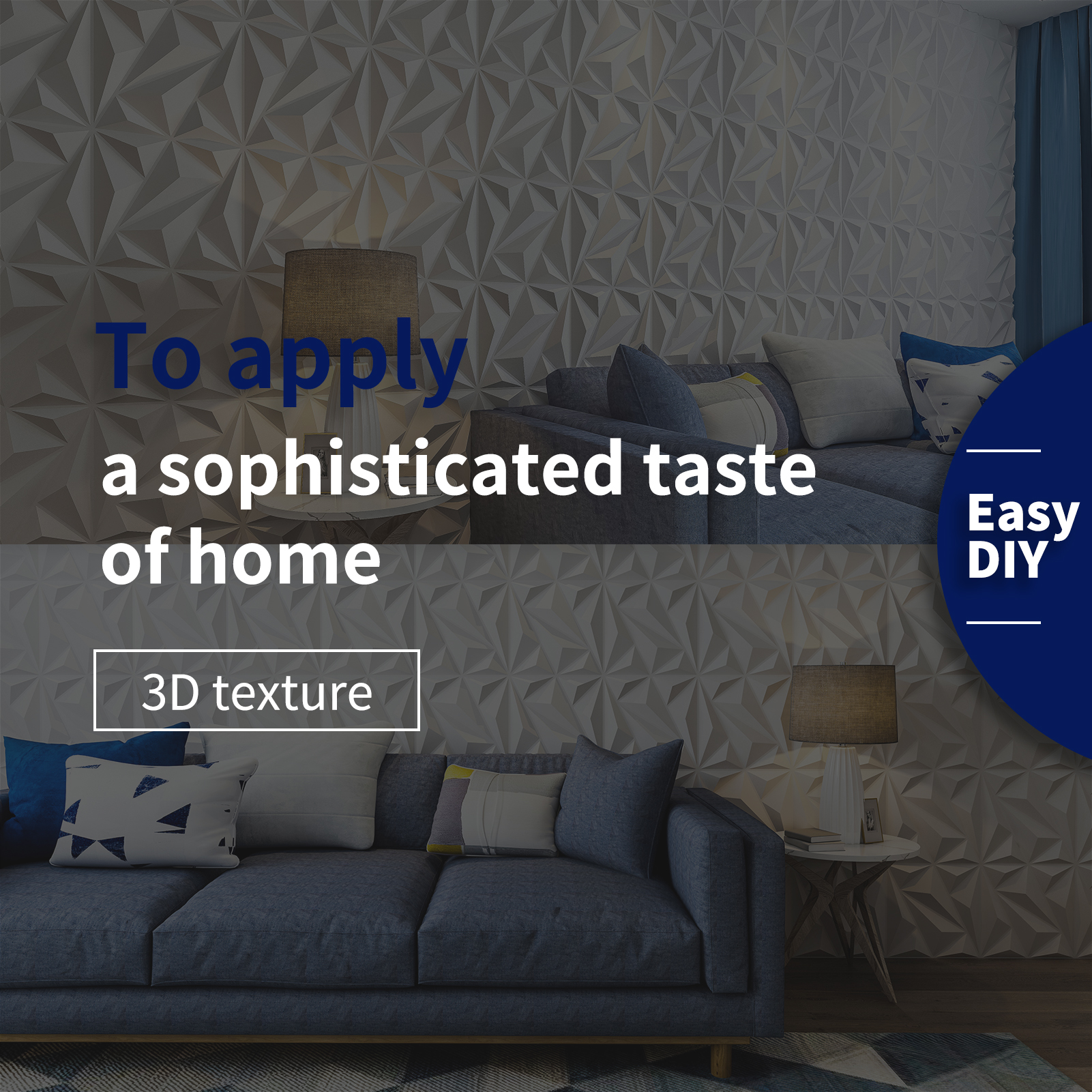 A10311-Art3d-33 Pack 3D Wall Panel Diamond for Interior Wall Décor ...