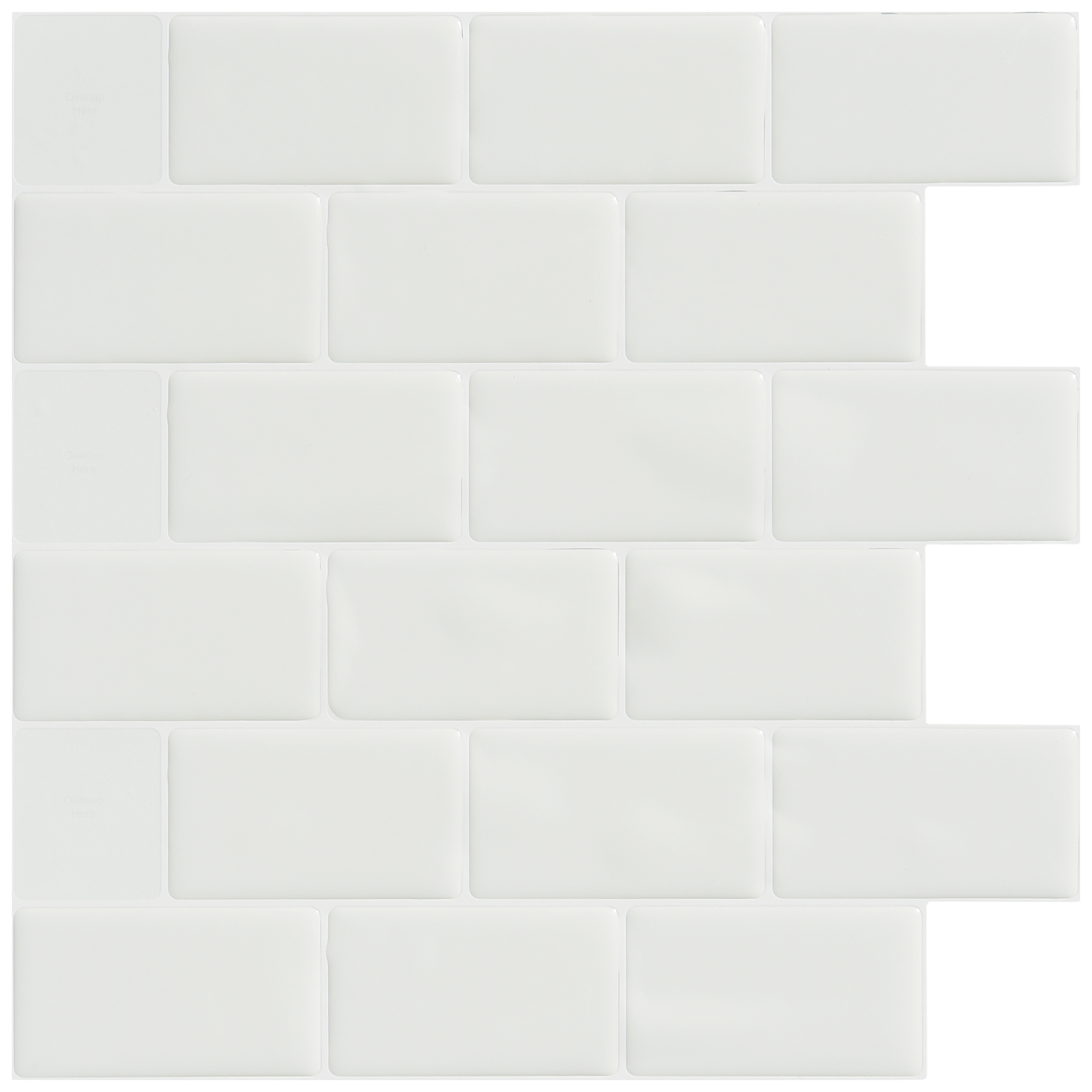 Vinyl Peel and Stick Backsplash Tile | 3D Backsplash Stickers | Peel ...