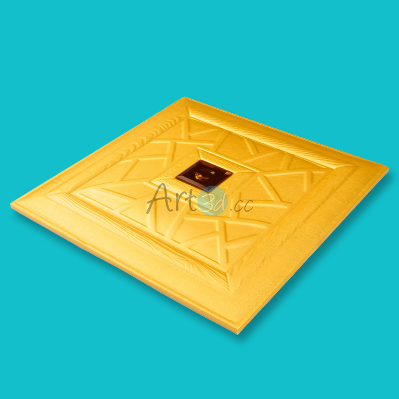 3D Leather Ceiling Tile