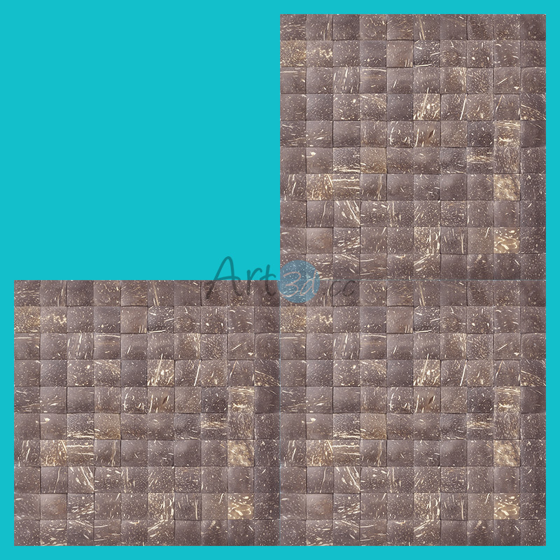Coconut Shell Art Panel