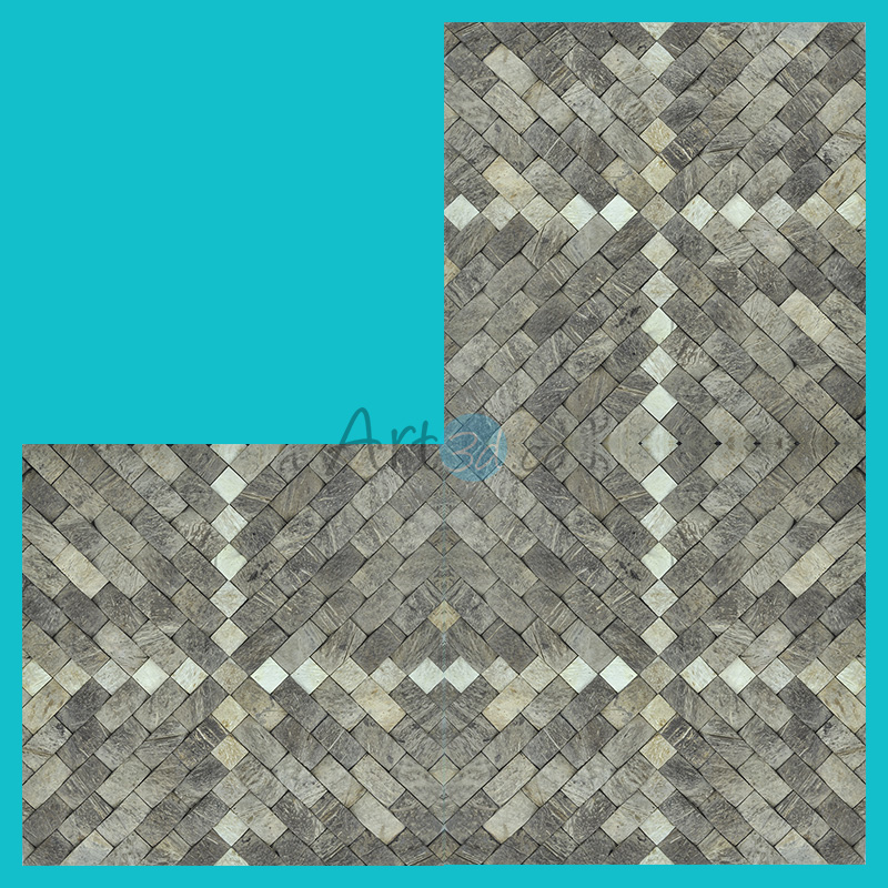 Coconut Shell Wall Covering