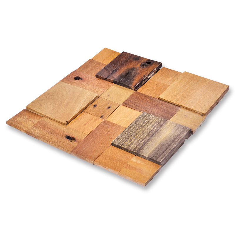 Decorative Recycled Wood Tile for Interior Wall Design 11 Panels 10.7 S.F