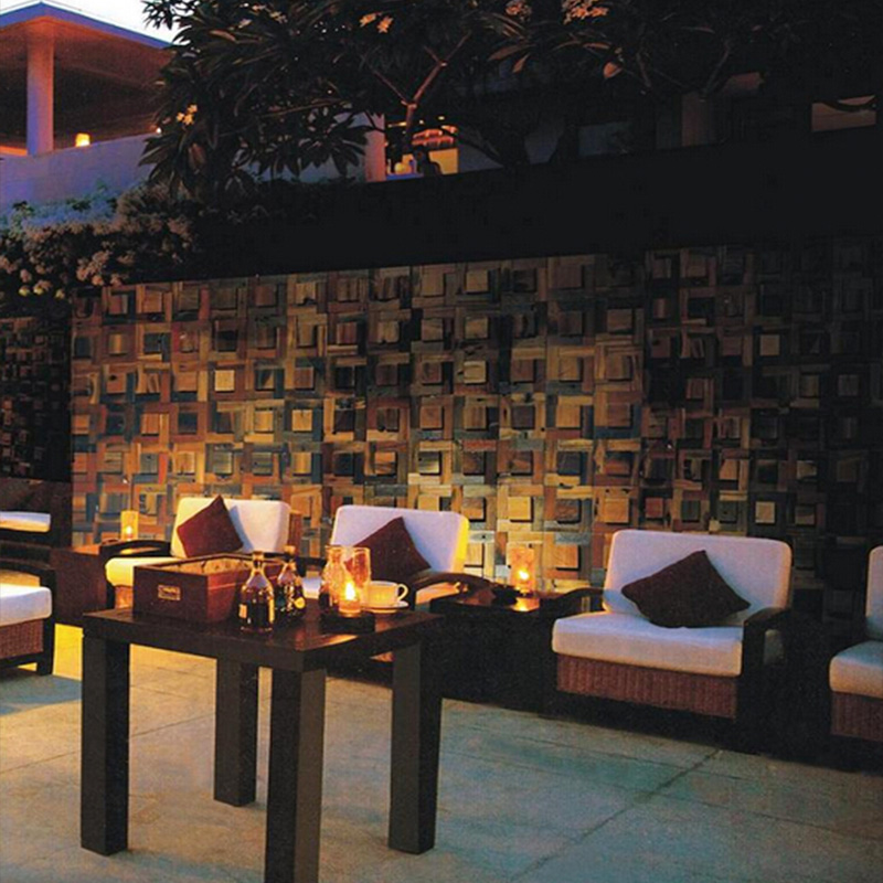 Recycled Wood Wall System Tile Decorative Wood Panels 10.66 Sq.Ft