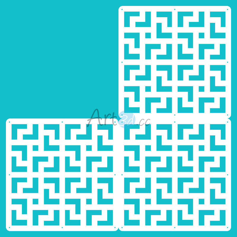 Interior Grille Design Partition Decorative Hang Grille 29 Sq.Ft 1 Box