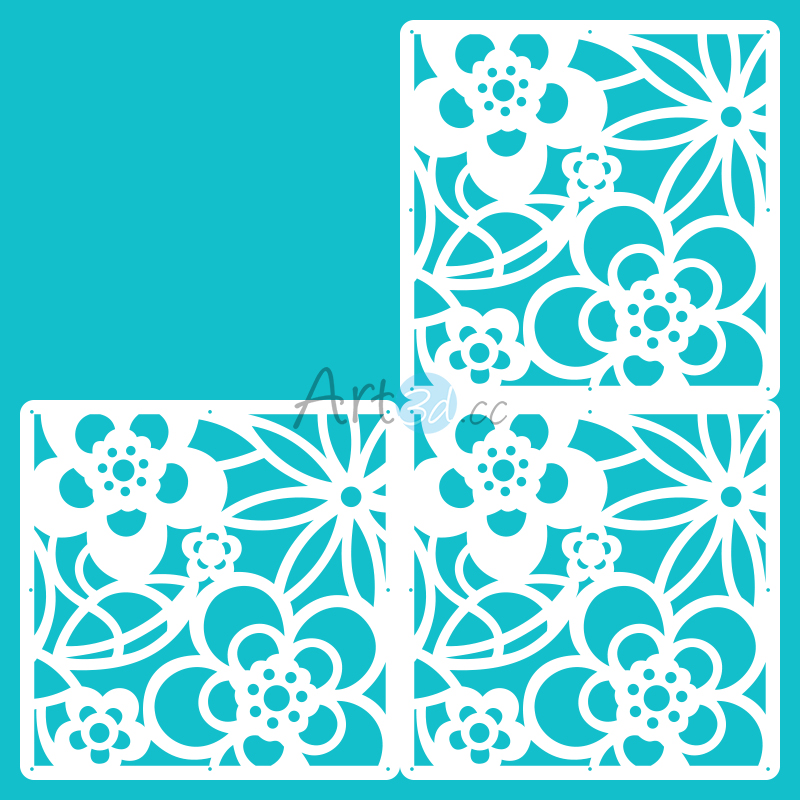 Decorative Hang Grille Partition 18 Panels 1 Box 29 Sq.Ft