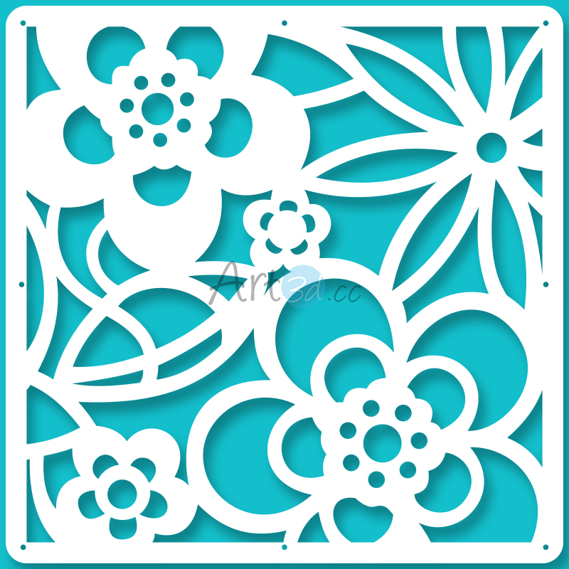 Decorative Hang Grille Partition 18 Panels 1 Box 29 Sq.Ft