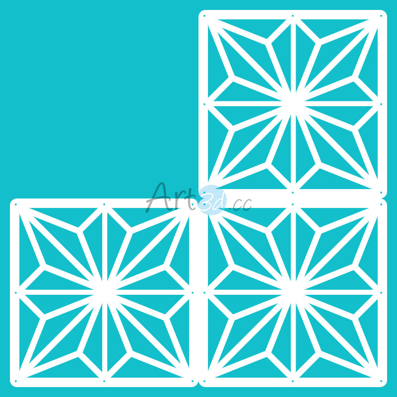 Grille Wall Design Partition Wood Hang Grille 1 Box 29 Sq.Ft