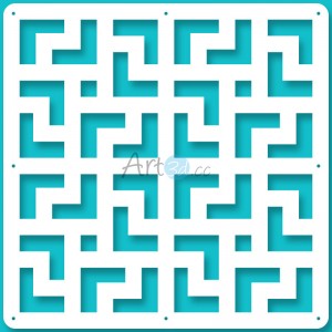 Decorative Grille Screen Partition for Interior Design 29 Sq.Ft