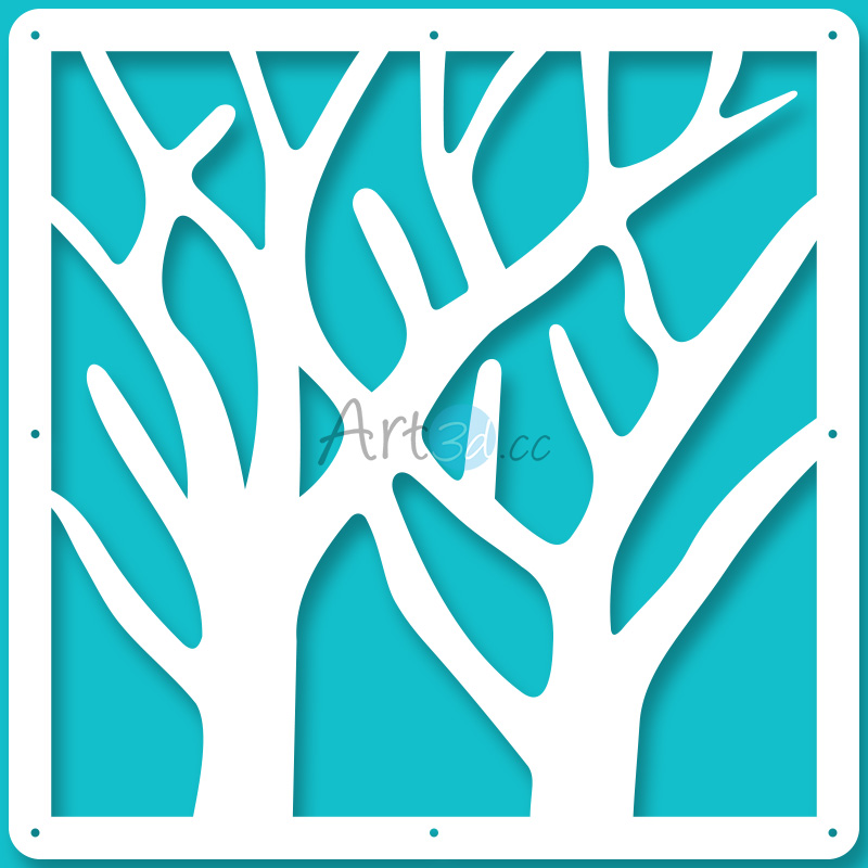 Small Decorative Grille Partition 18 Pieces 29 Sq.Ft 1 Box