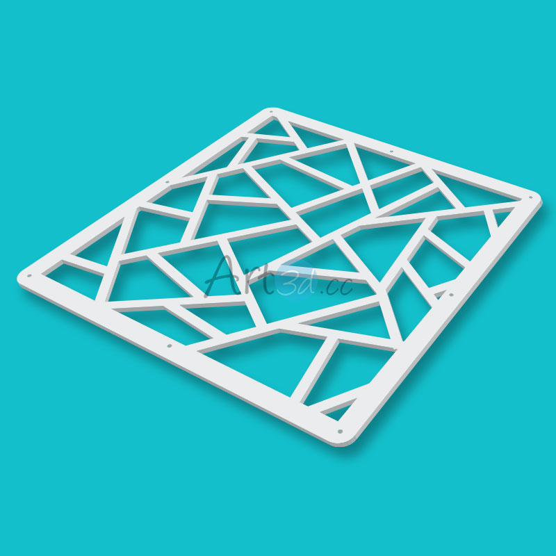 Wooden Grille Wall Partition Decorative Hang Grille 1 Box 29 Sq.Ft 1 box