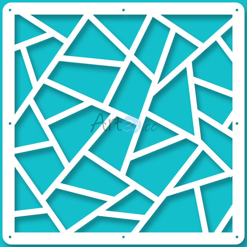 Wooden Grille Wall Partition Decorative Hang Grille 1 Box 29 Sq.Ft 1 box