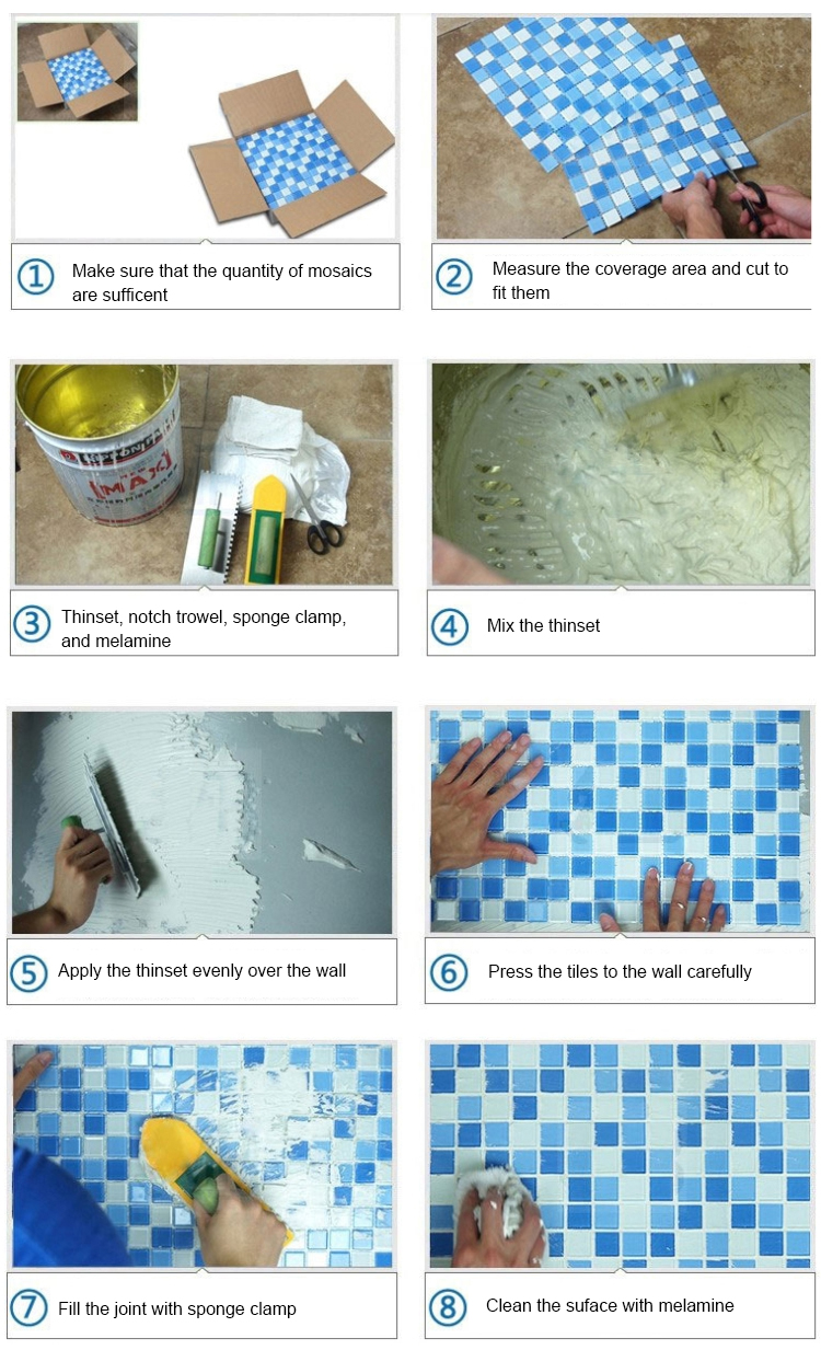 Shell Mosaic Tile Square Mosaic Tile for Kitchen Bathroom Backsplash