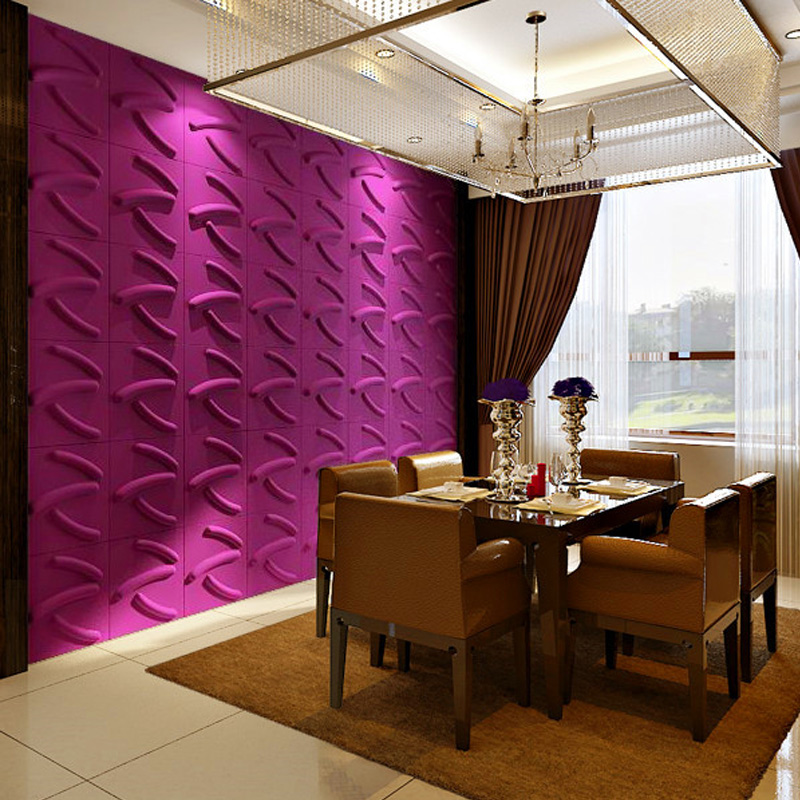 3D Wall Decor Panels Plant Fibers Material 1 Box 32 Sq.Ft