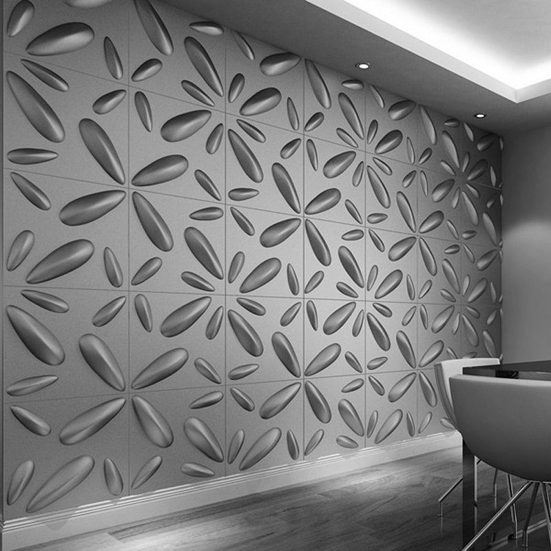 Embossed 3D Wall Art Plant Fibers Wall Panels 1 Box 32 Sq.Ft