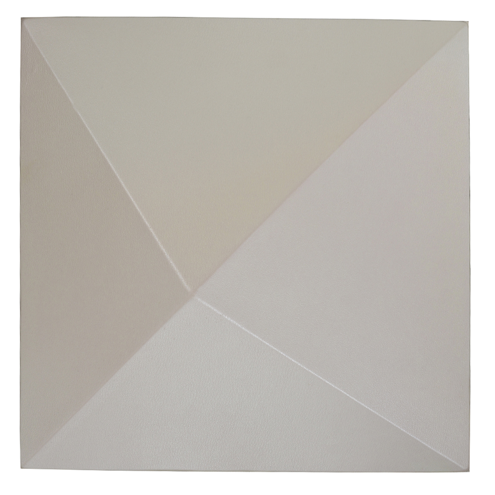 Leather Look Wall Covering 3D Leather Wall Tile 11.8x11.8In