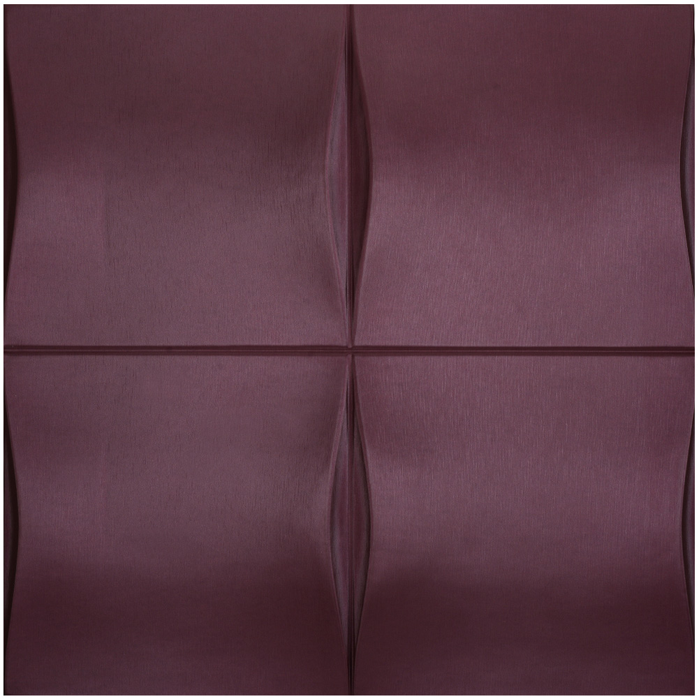 Leatherlike Wall Tile 3D Effect Soft Wall Design 23.6x23.6In